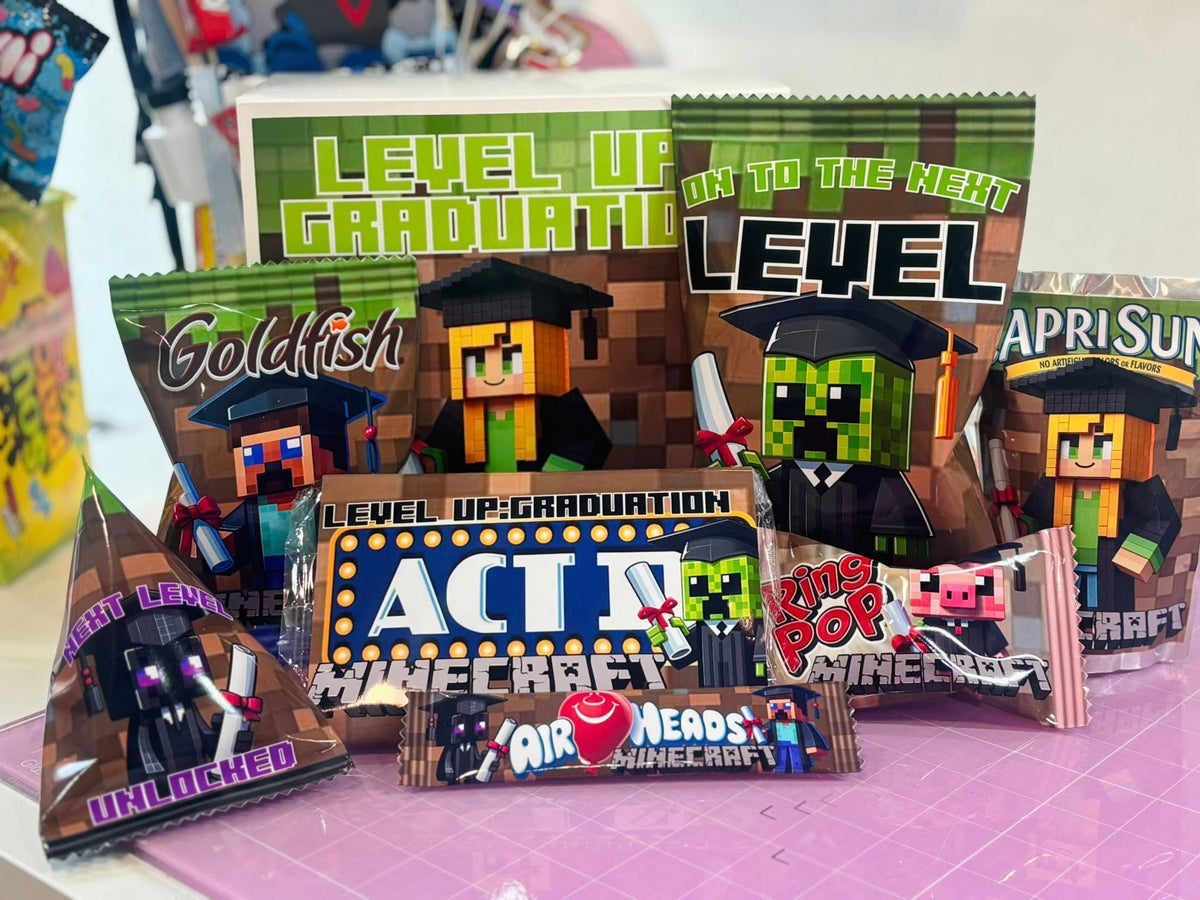 Minecraft Graduation Digital Bundle – KKpuffs & MORE