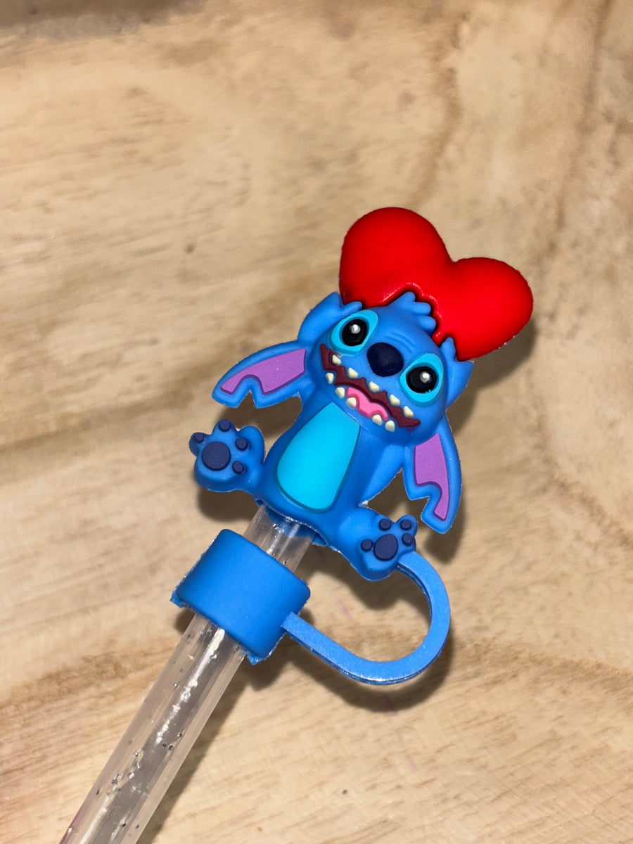 Blue alien straw toppers 💙🩷 – KKpuffs & MORE