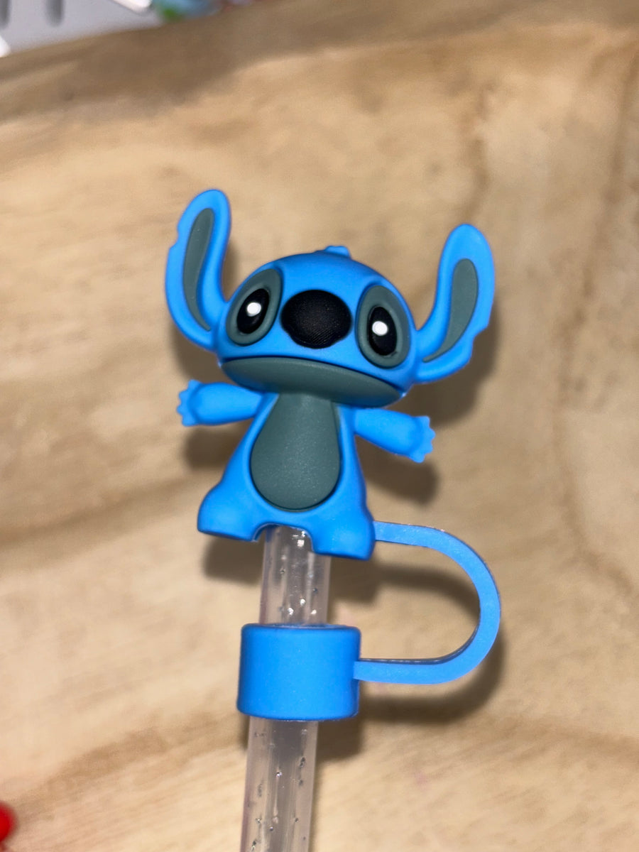 Blue alien straw toppers 💙🩷 – KKpuffs & MORE