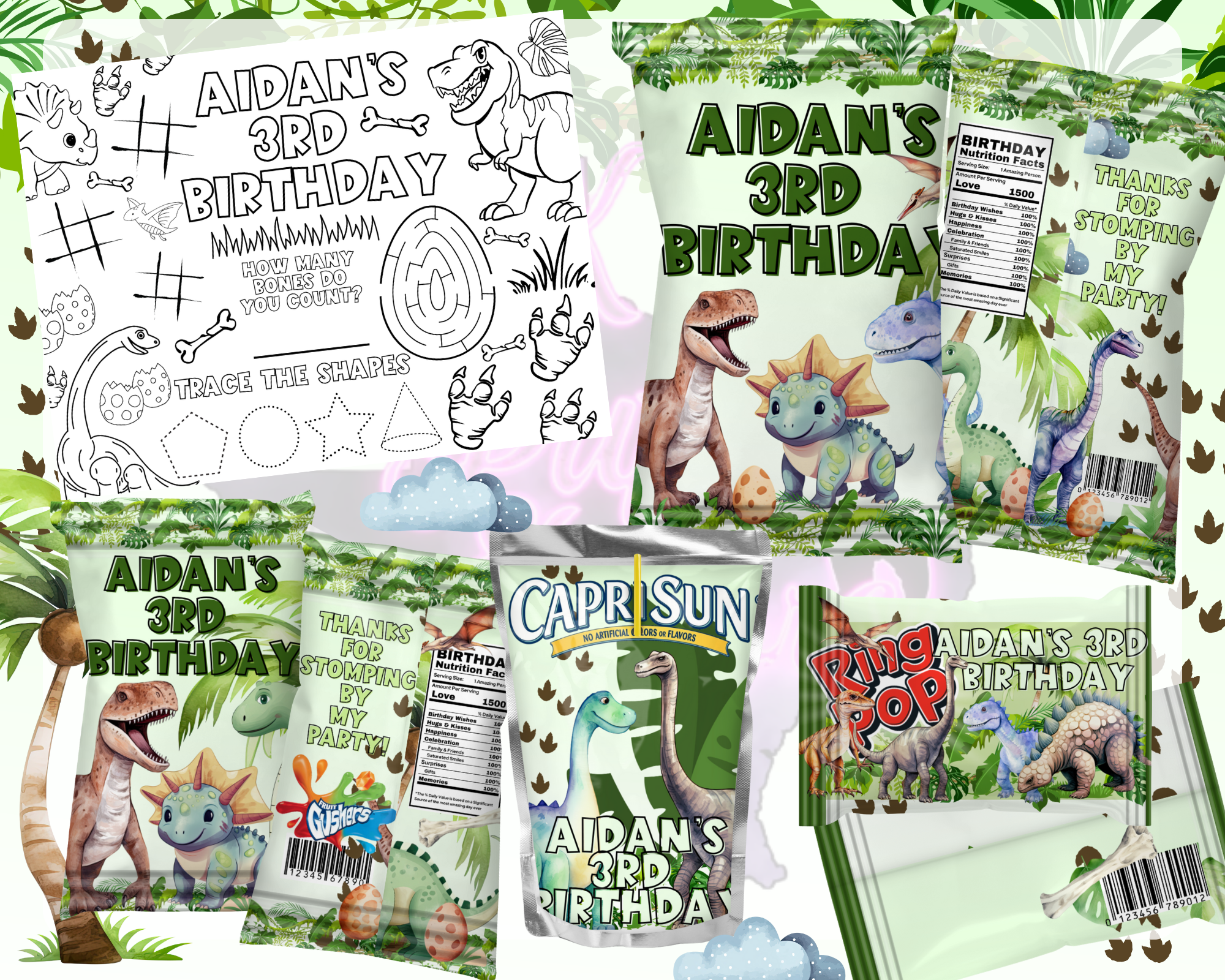 Dino Bundle Digital – KKpuffs & MORE